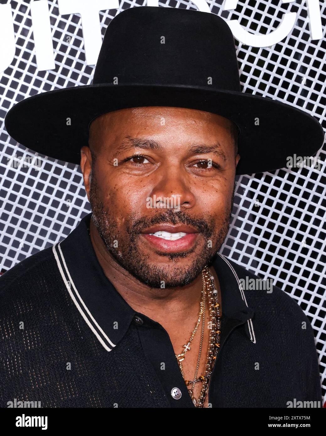 INGLEWOOD, LOS ANGELES, CALIFORNIA, USA - AUGUST 15: D-Nice arrives at ...