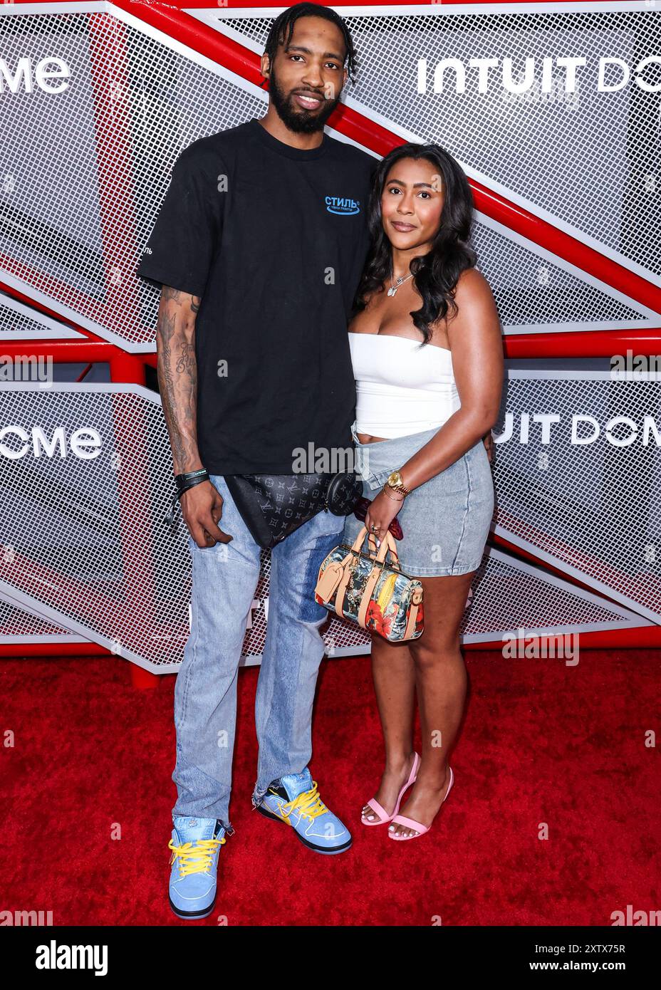 INGLEWOOD, LOS ANGELES, CALIFORNIA, USA - AUGUST 15: Derrick Jones Jr ...