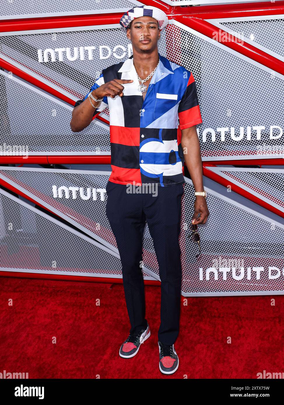 INGLEWOOD, LOS ANGELES, CALIFORNIA, USA - AUGUST 15: Kai Jones (Kenyon ...