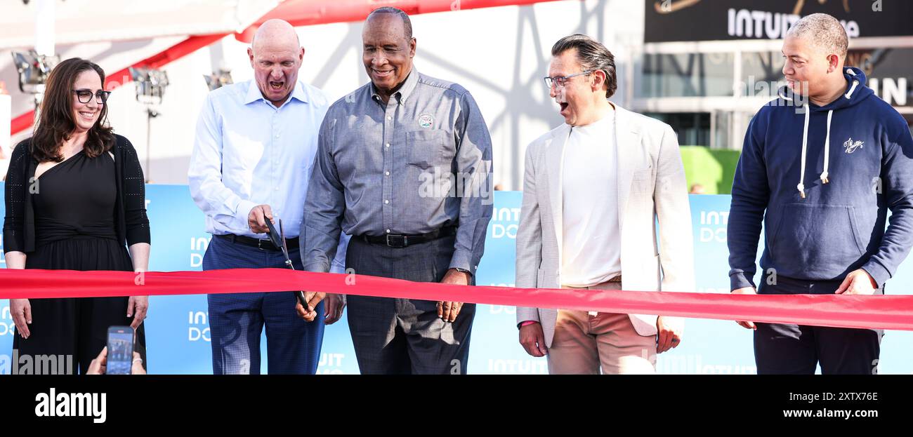 INGLEWOOD, LOS ANGELES, CALIFORNIA, USA - AUGUST 15: Gillian Zucker ...