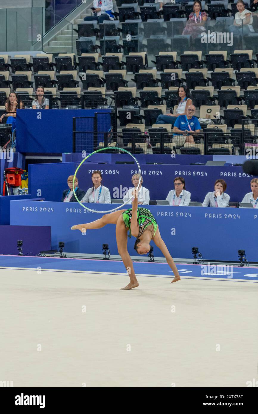 Paris, France - 08 08 2024: Olympic Games Paris 2024. View of wommen's ...