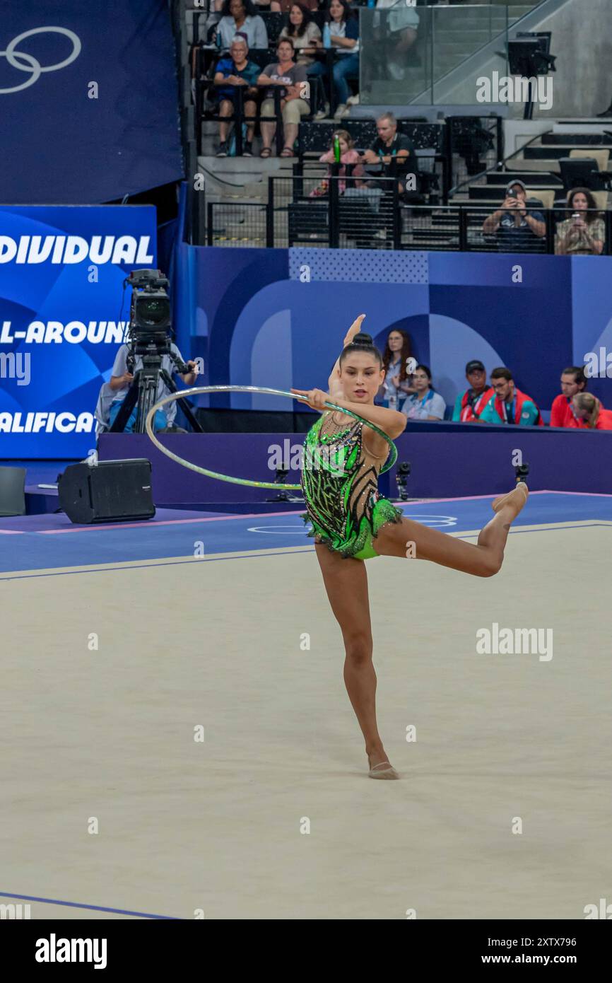 Paris, France - 08 08 2024: Olympic Games Paris 2024. View of wommen's ...