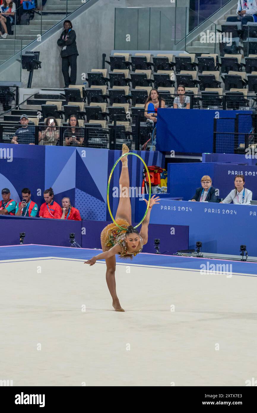 Paris, France - 08 08 2024: Olympic Games Paris 2024. View of wommen's ...