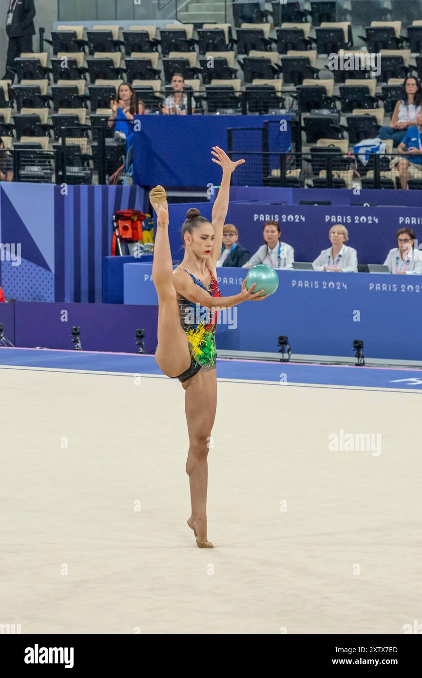 Paris, France - 08 08 2024: Olympic Games Paris 2024. View of wommen's ...