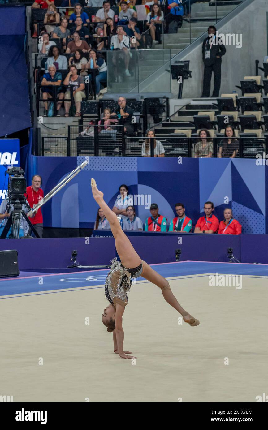 Paris, France - 08 08 2024: Olympic Games Paris 2024. View of wommen's ...