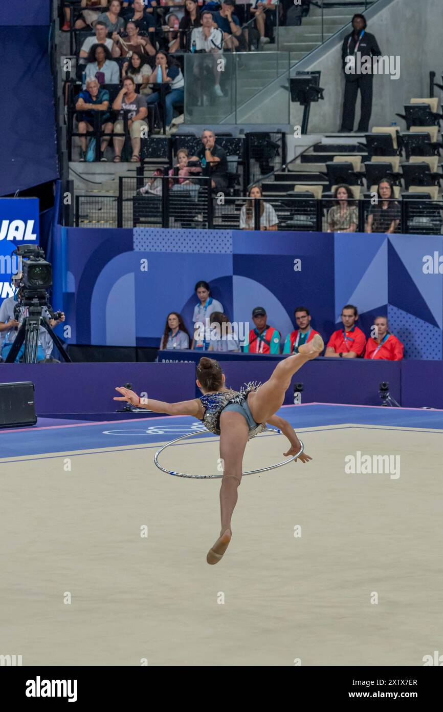 Paris, France - 08 08 2024: Olympic Games Paris 2024. View of wommen's ...