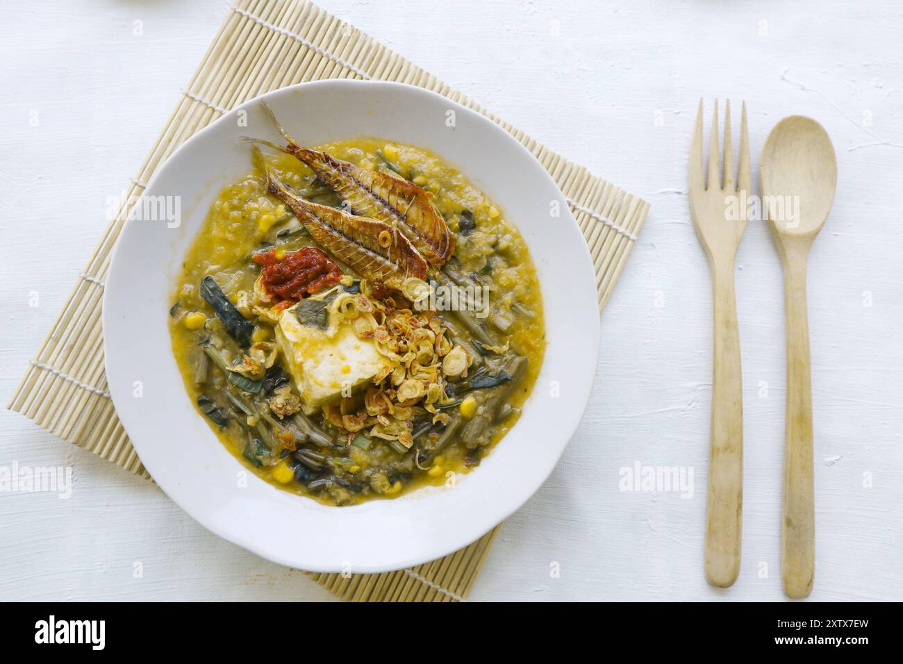 Manado Porridge or Tinutuan Porridge is tradisional porridge ...