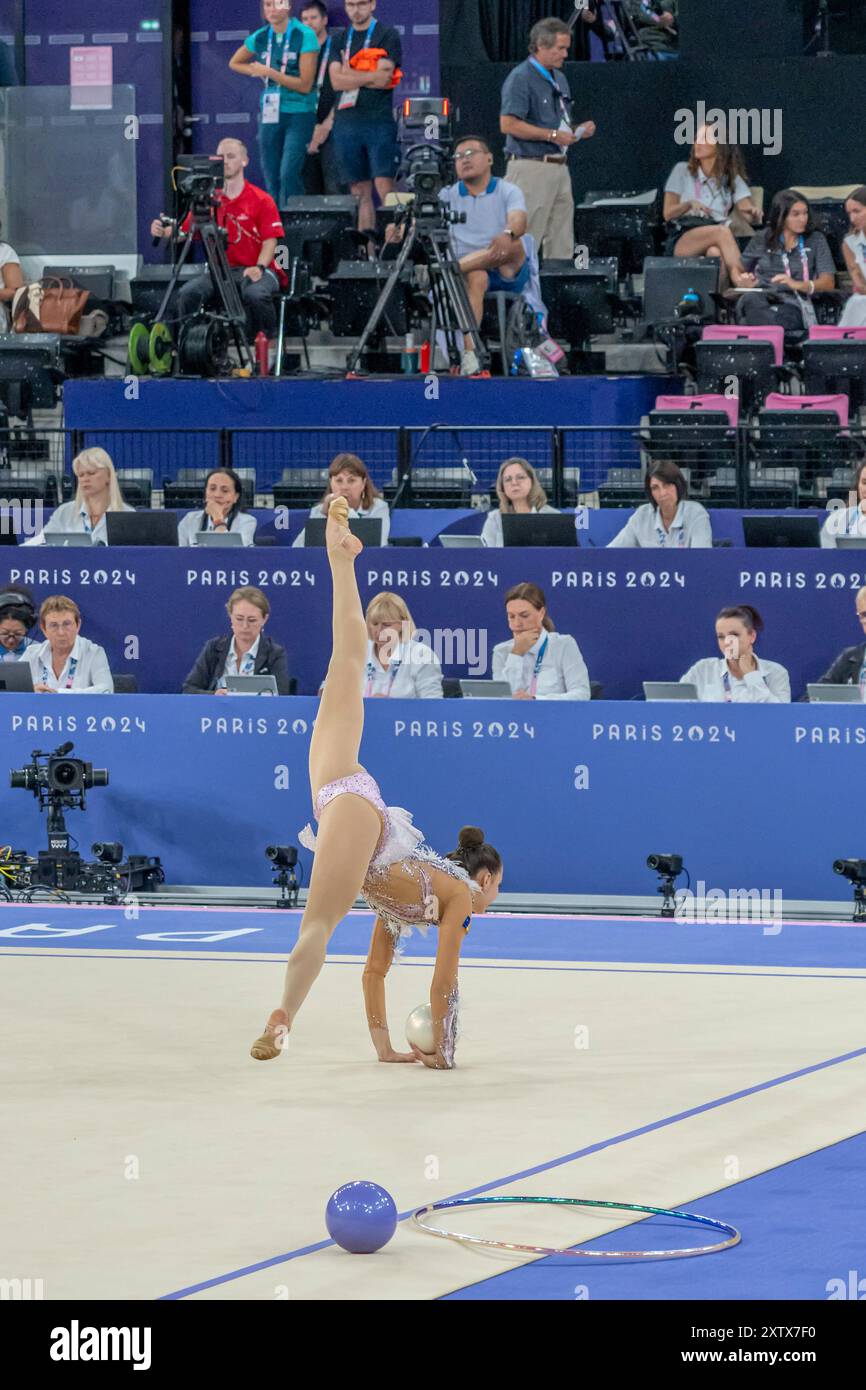 Paris, France - 08 08 2024: Olympic Games Paris 2024. View of wommen's ...