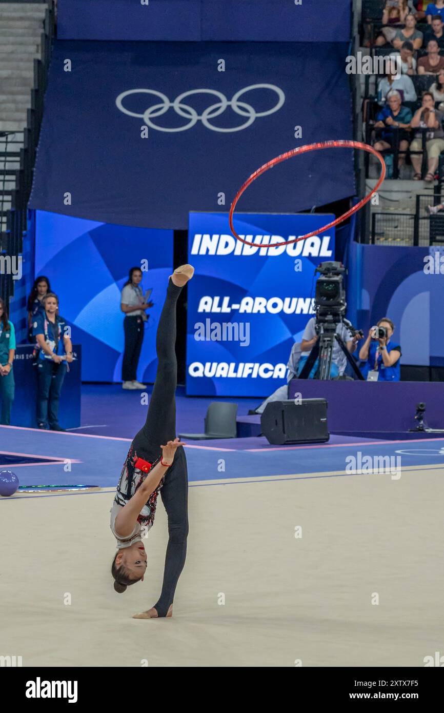 Paris, France - 08 08 2024: Olympic Games Paris 2024. View of wommen's ...