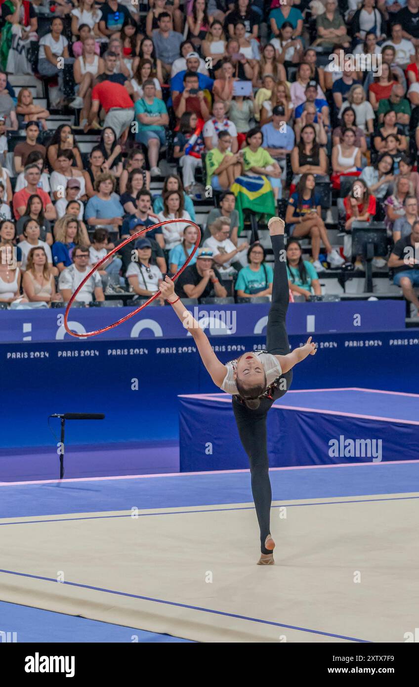 Paris, France - 08 08 2024: Olympic Games Paris 2024. View of wommen's ...