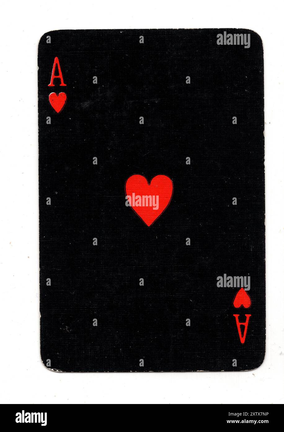 Black And Red Ace Of Hearts