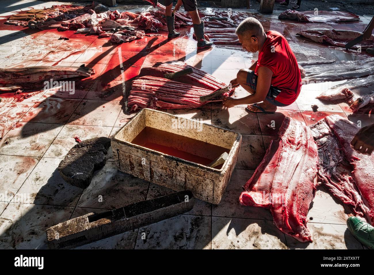 Tanjung luar fish market hi-res stock photography and images - Alamy