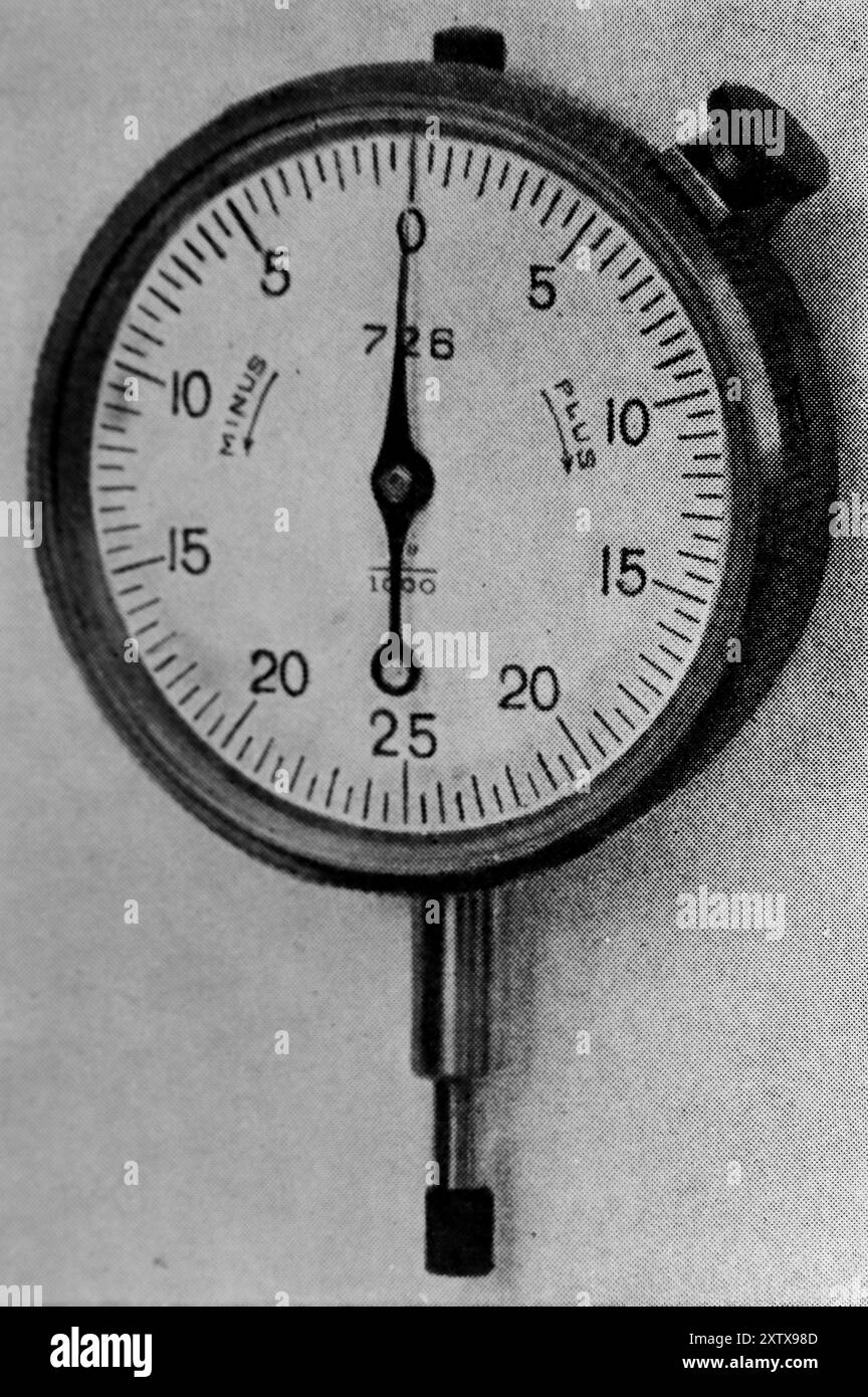A Brown and Sharpe (Providence, USA) dial indicator. This photograph is ...