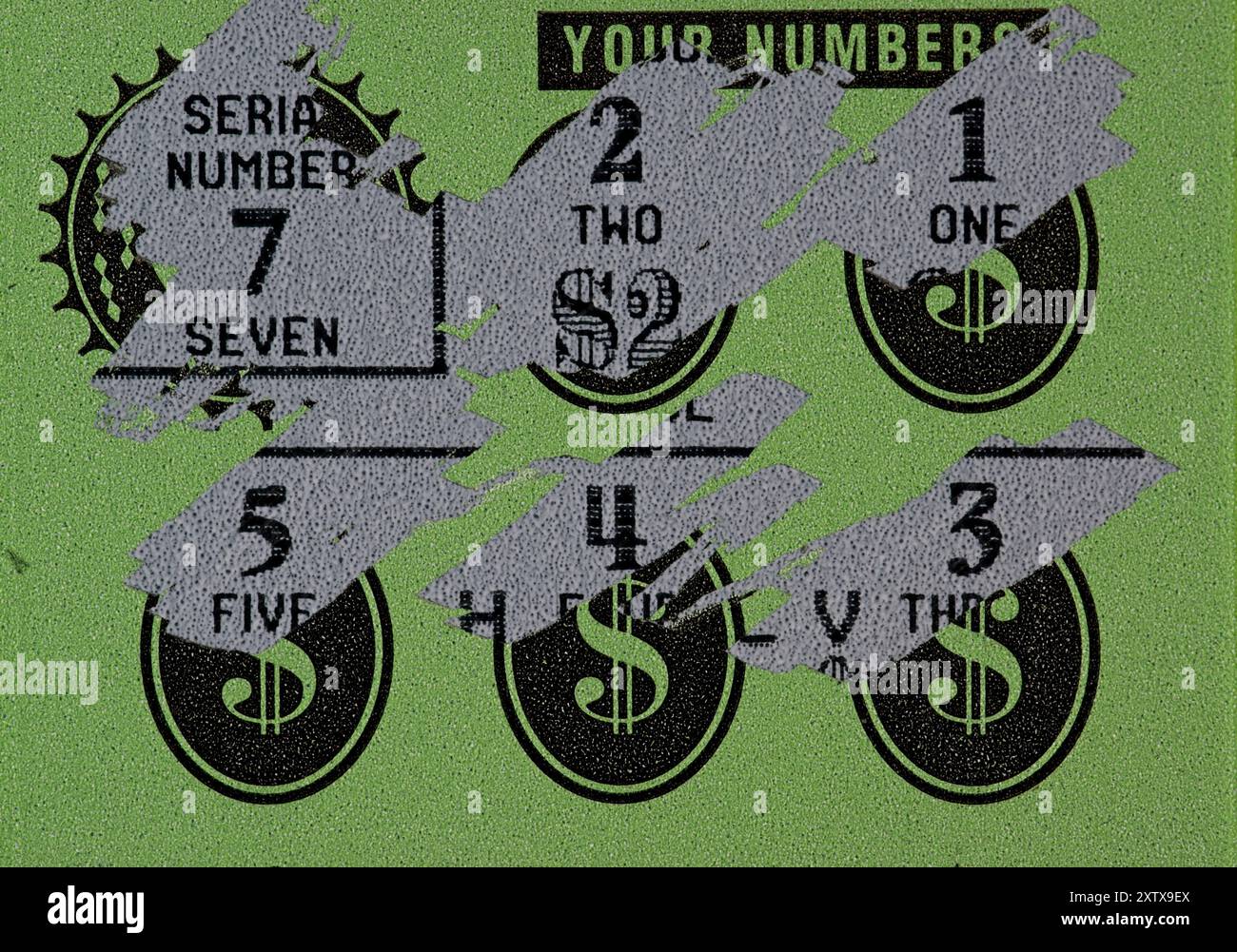 Scratch off ticket hi-res stock photography and images - Alamy