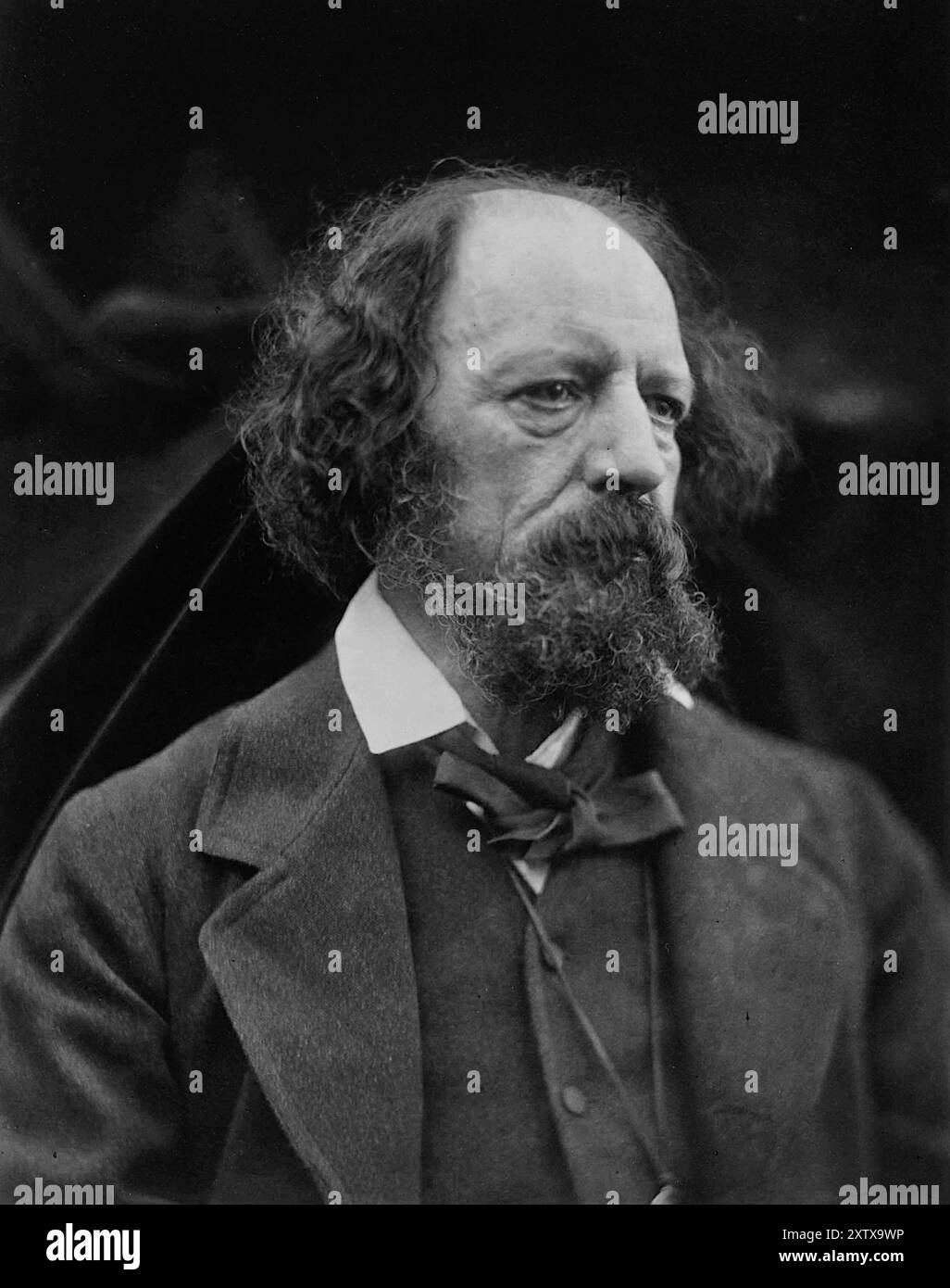 Julia Margaret Cameron photograph of Alfred Tennyson Stock Photo - Alamy