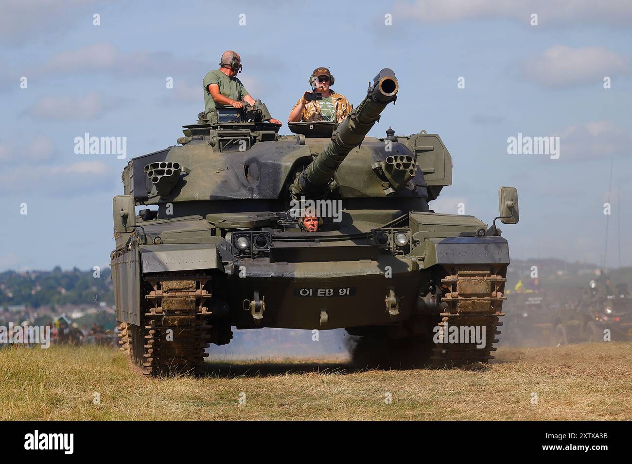 Chieftain MK10 Battle Tank on display at The Yorkshire Wartime Experience in Hunsworth near ...