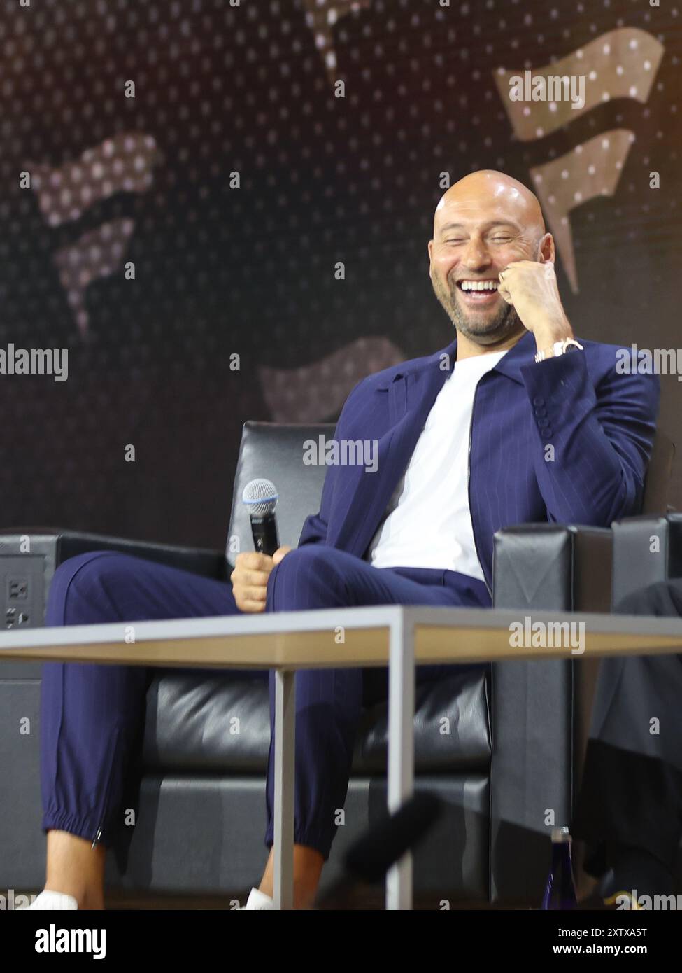 New York, NY, USA. 16th Aug, 2024. Derek Jeter at the Character Counts ...