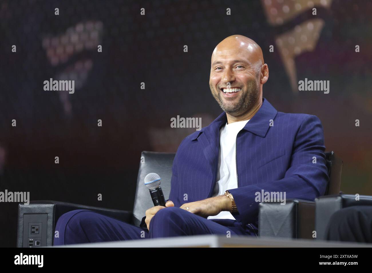 New York, NY, USA. 16th Aug, 2024. Derek Jeter at the Character Counts ...