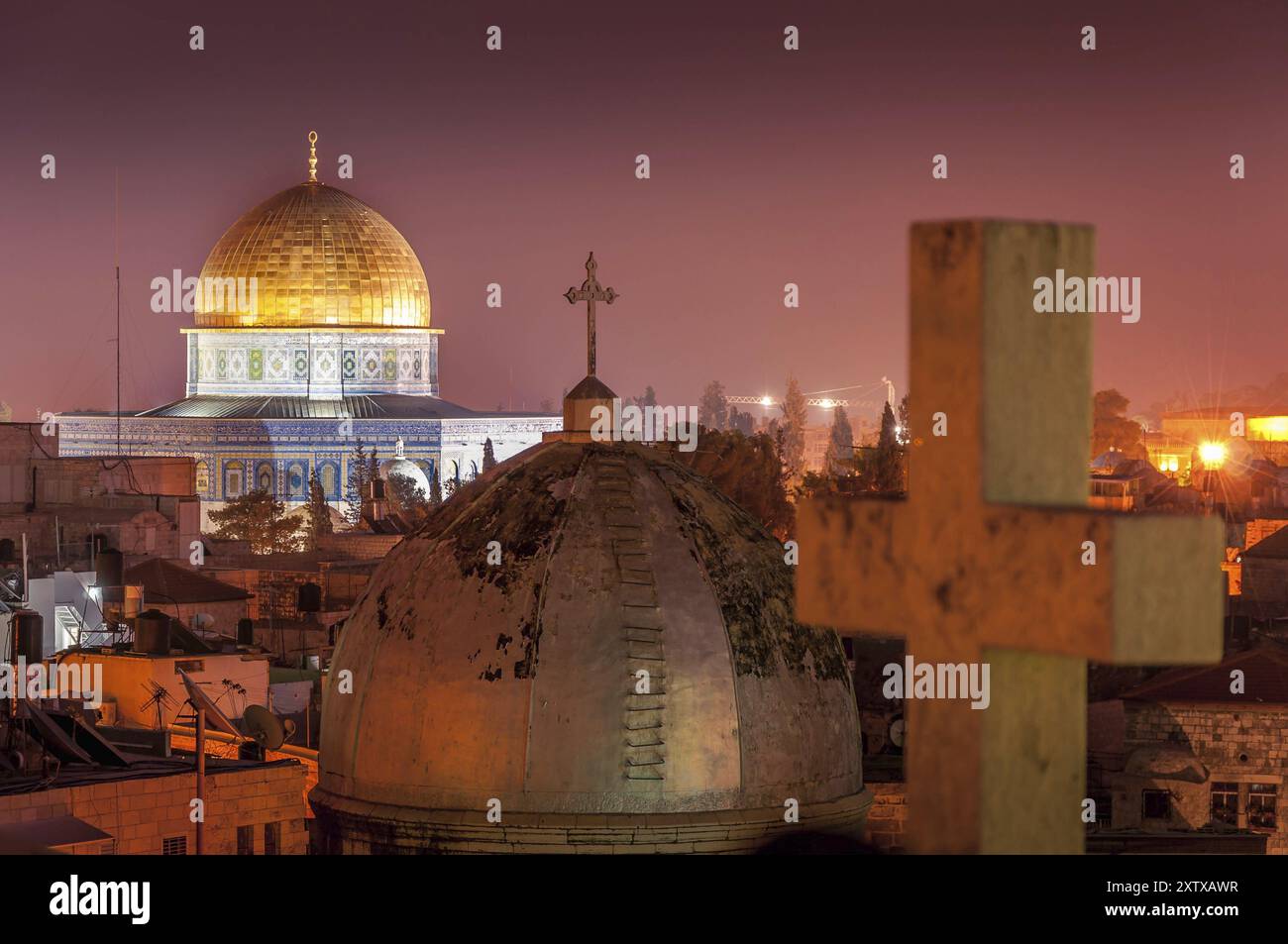 Night photography jerusalem hi-res stock photography and images - Alamy