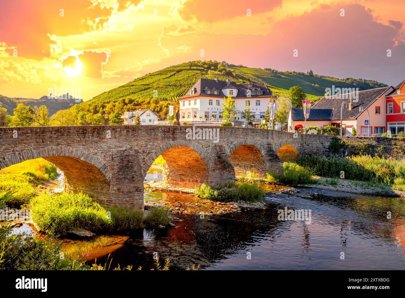 Old city of Rech im Ahr valley Stock Photo - Alamy
