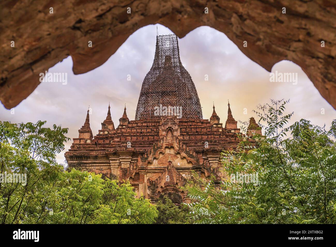 The old ruins in the landscape of Bagan Stock Photo - Alamy