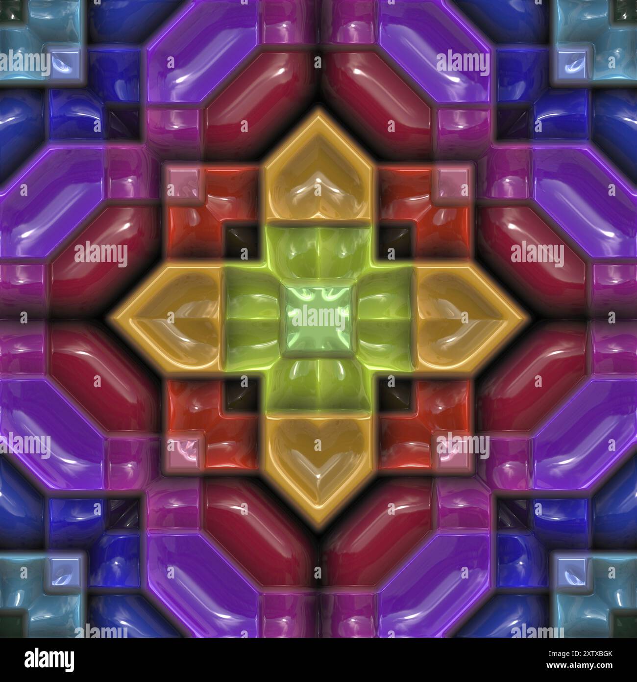 3D effect seamless plastic background, wallpaper decoration pattern ...