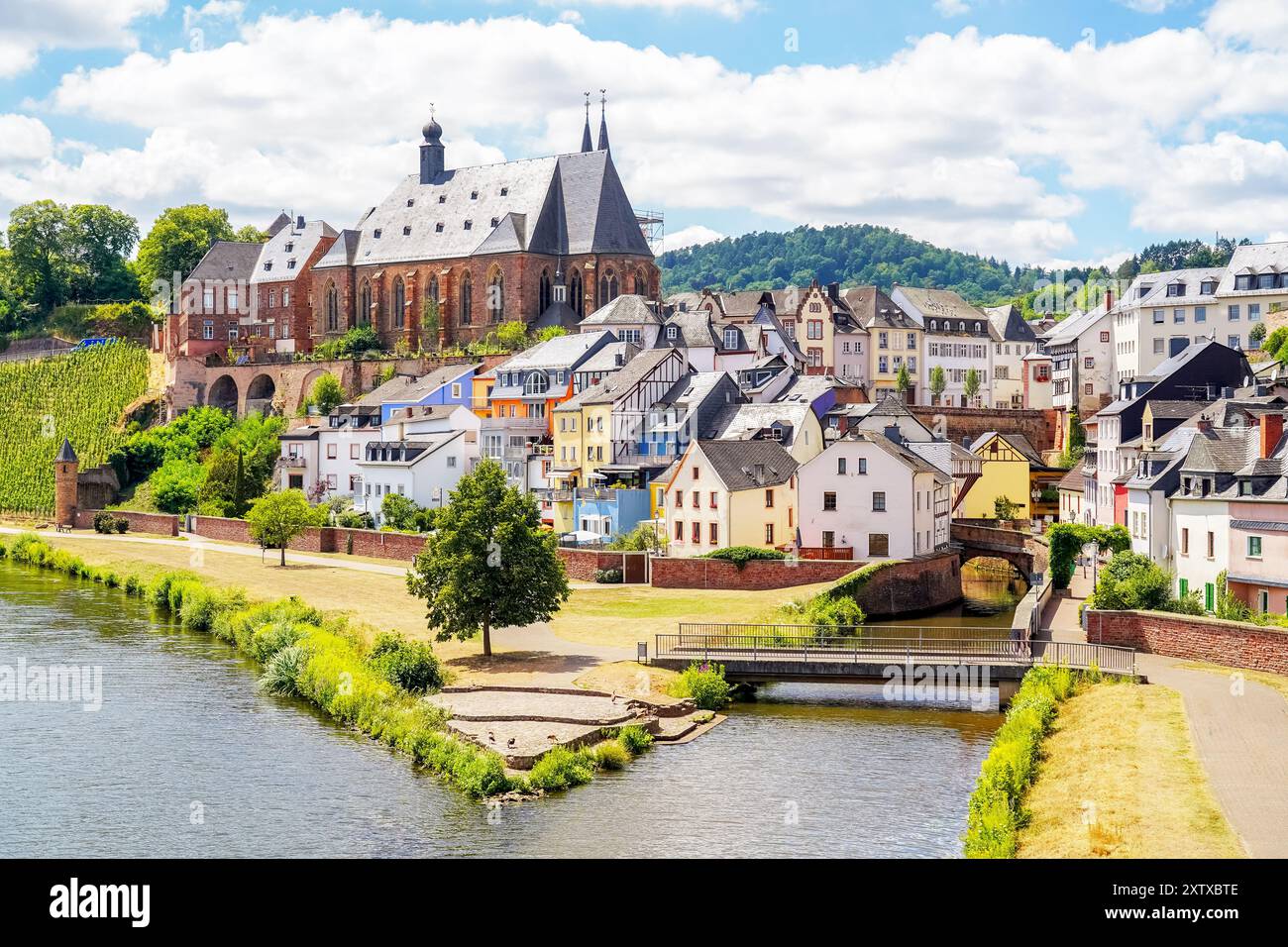 Old city of Saarburg, Germany Stock Photo - Alamy