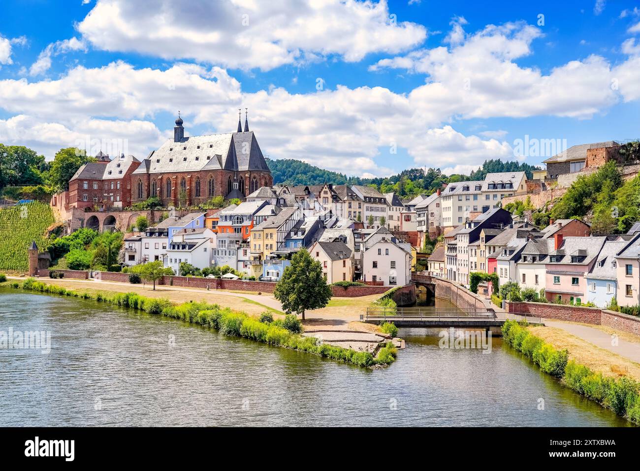 Old city of Saarburg, Germany Stock Photo - Alamy