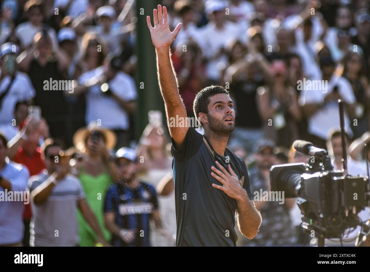 Facundo Díaz Acosta (Argentina). Argentina Open 2024 champion Stock ...