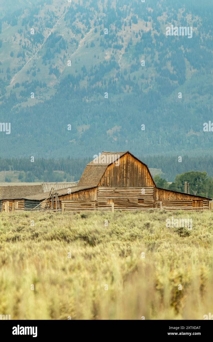 Iconic mormon row barn hi-res stock photography and images - Alamy