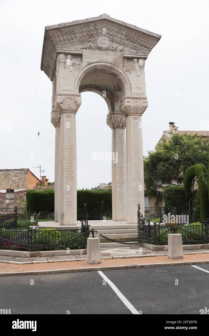 Memorial to the fallen of the First World War, Grasse, Departement ...