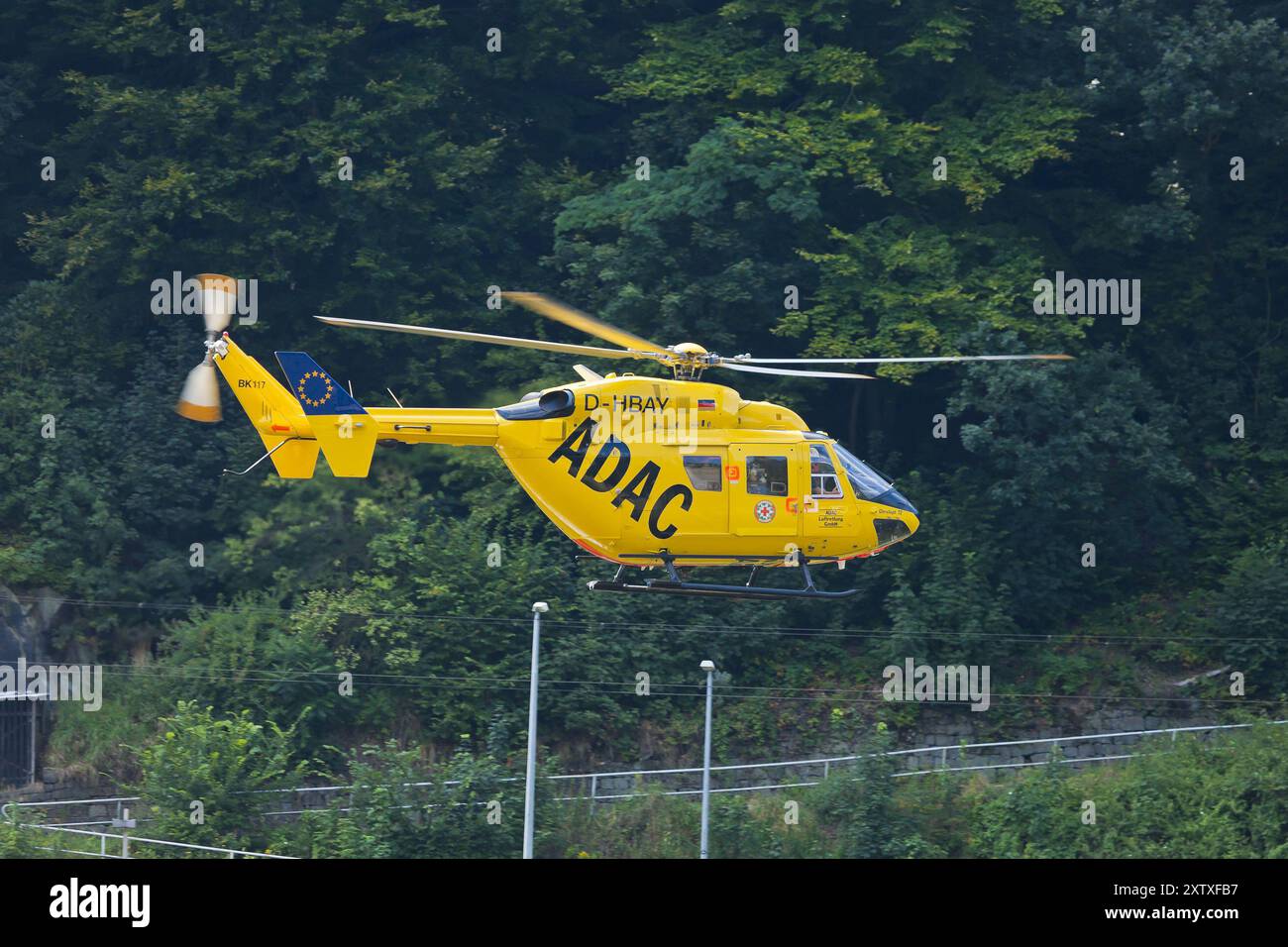 Adac helicopter action hi-res stock photography and images - Alamy