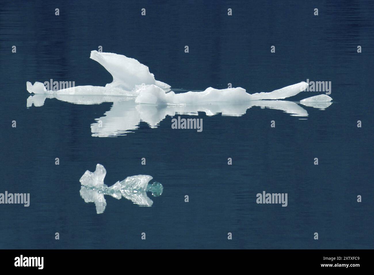 Denmark, Greenland, typical landscape, bizarre ice structure, drift ice ...