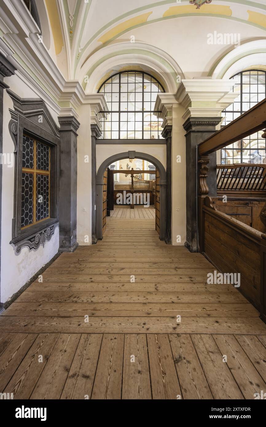 Stables, princely stables, horse boxes, Baroque, Salem Castle, former ...