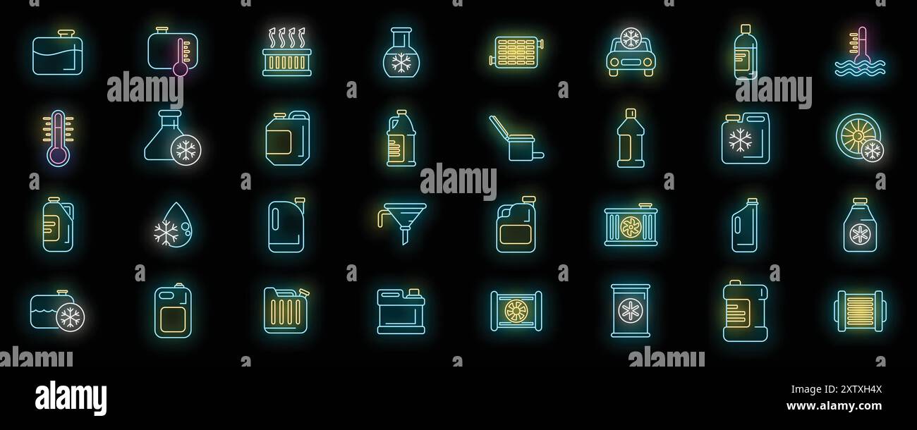 Liquid ice cooling Stock Vector Images - Alamy