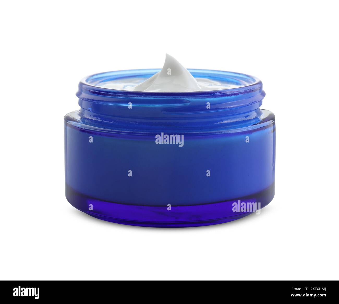 Mockup blue jar cream Cut Out Stock Images & Pictures - Alamy