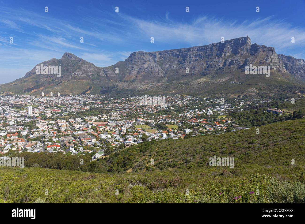 Landscape, South Africa, Table Mountain, Building, City, View of Cape ...
