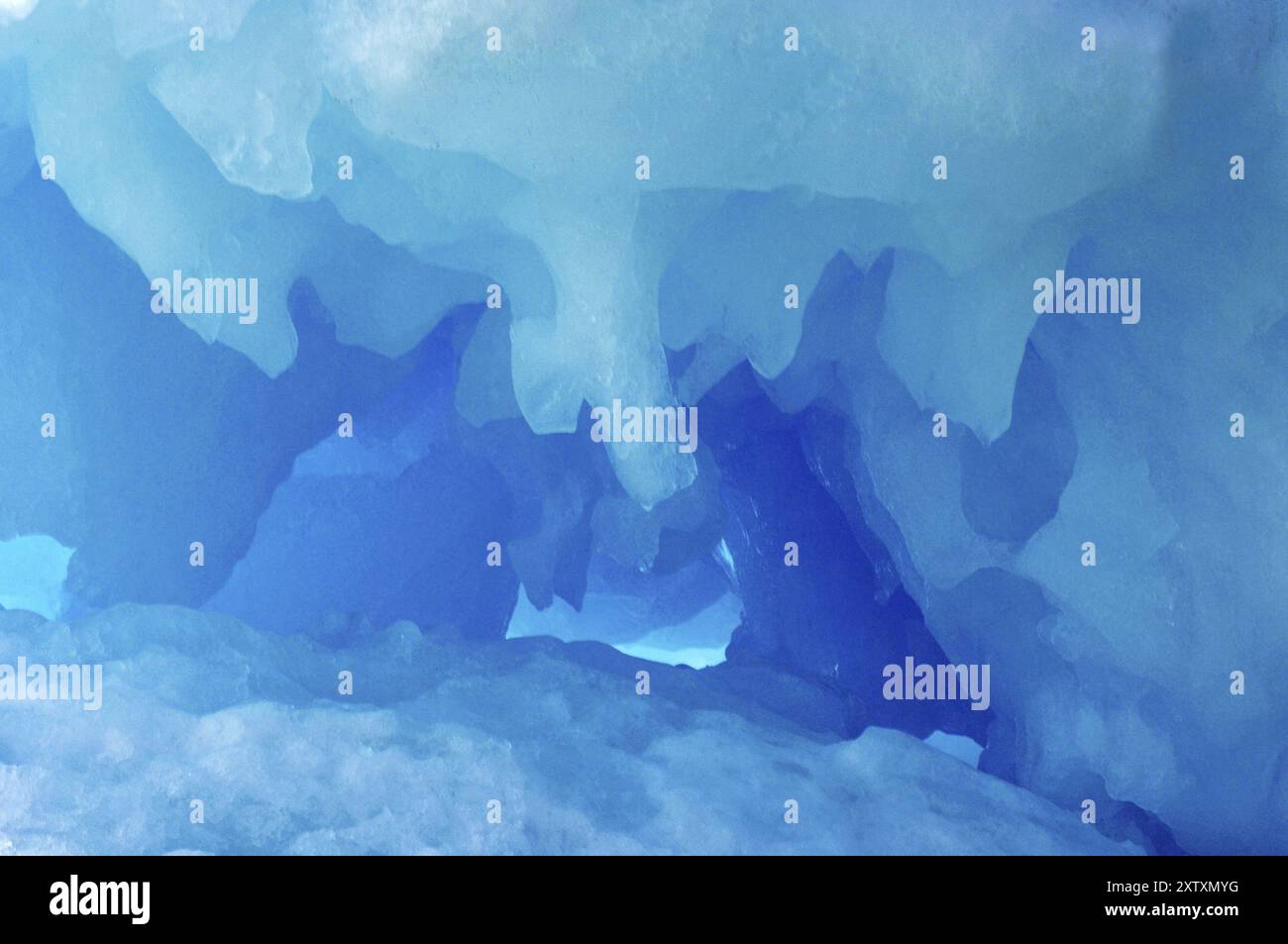 Denmark, Greenland, blue ice, ice landscape, Greenland, Denmark, North ...