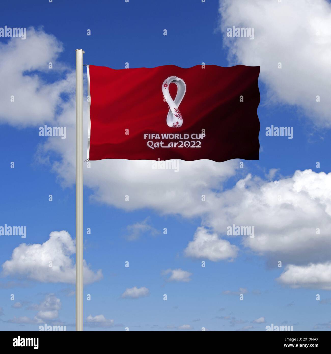 The logo of the 2022 FIFA World Cup in Qatar, studio Stock Photo - Alamy