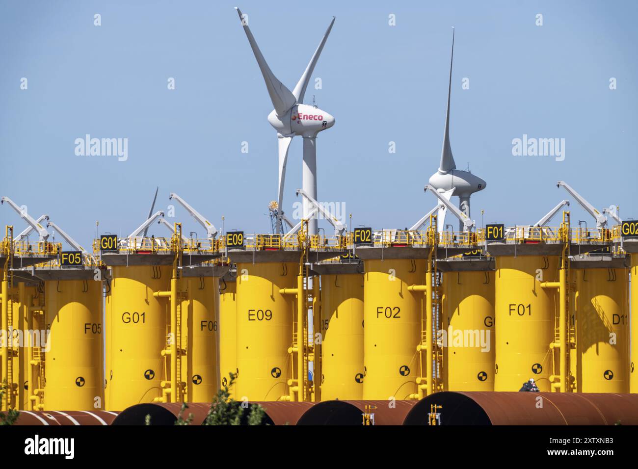 Wind turbine ocean underwater hi-res stock photography and images - Alamy