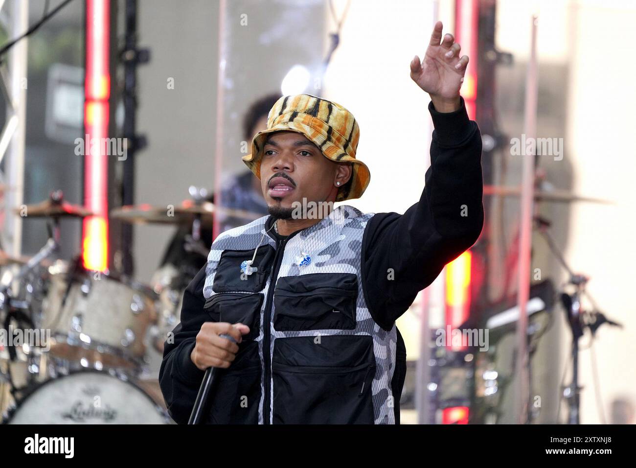 Chance The Rapper on stage for NBC Today Show Concert Series with ...