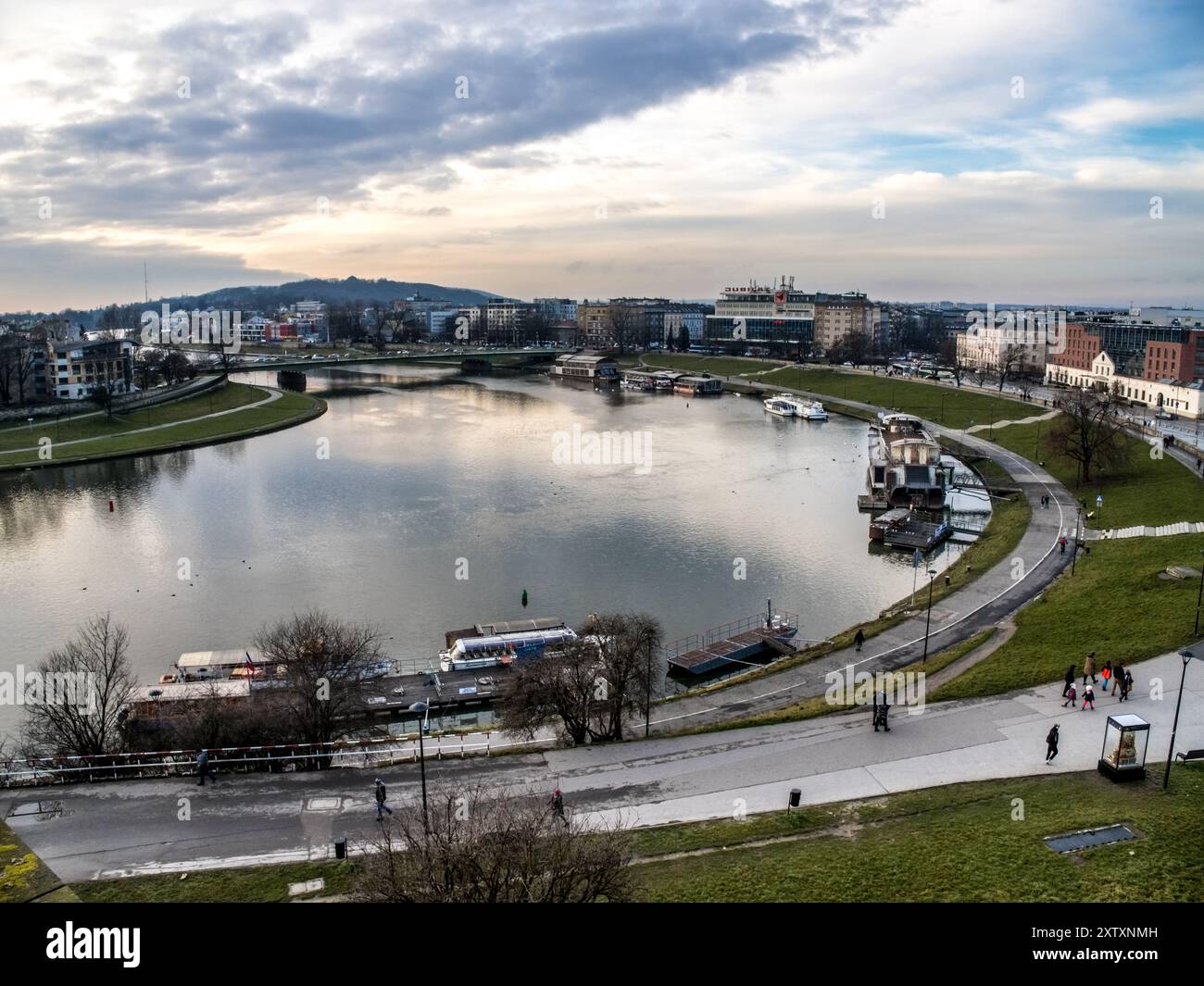 Vistula River, Krakow, Polamd Stock Photo - Alamy