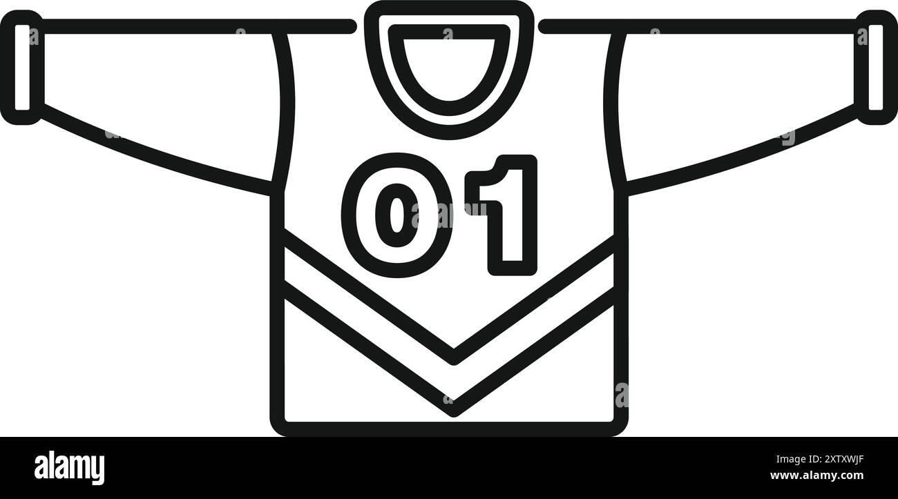 Number one uniform Stock Vector Images - Alamy