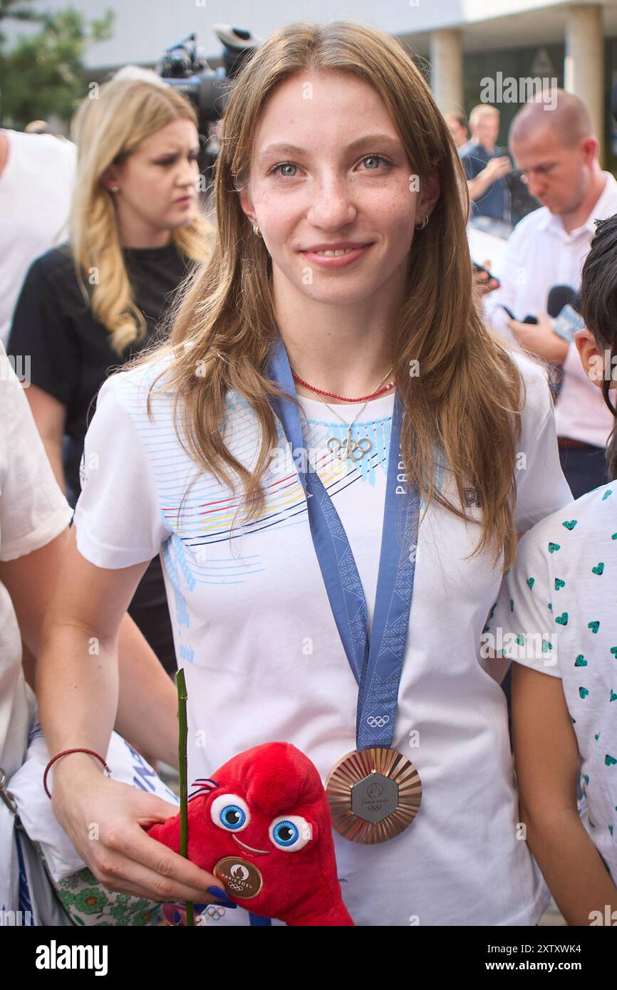 Bucharest, Romania. 16th Aug, 2024: Romanian gymnast Ana Maria Barbosu ...