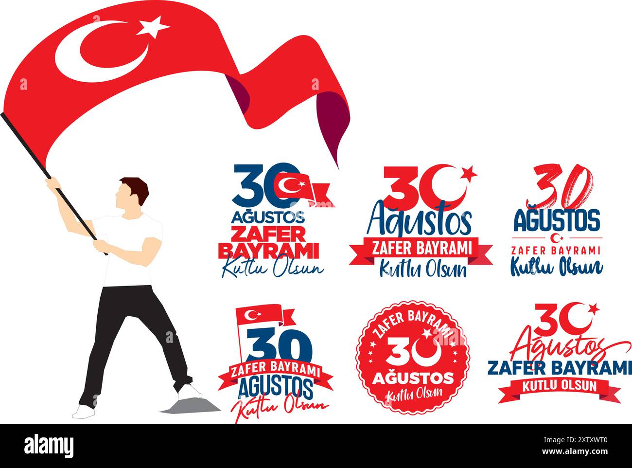 Happy august 30 victory day Stock Vector Images - Alamy