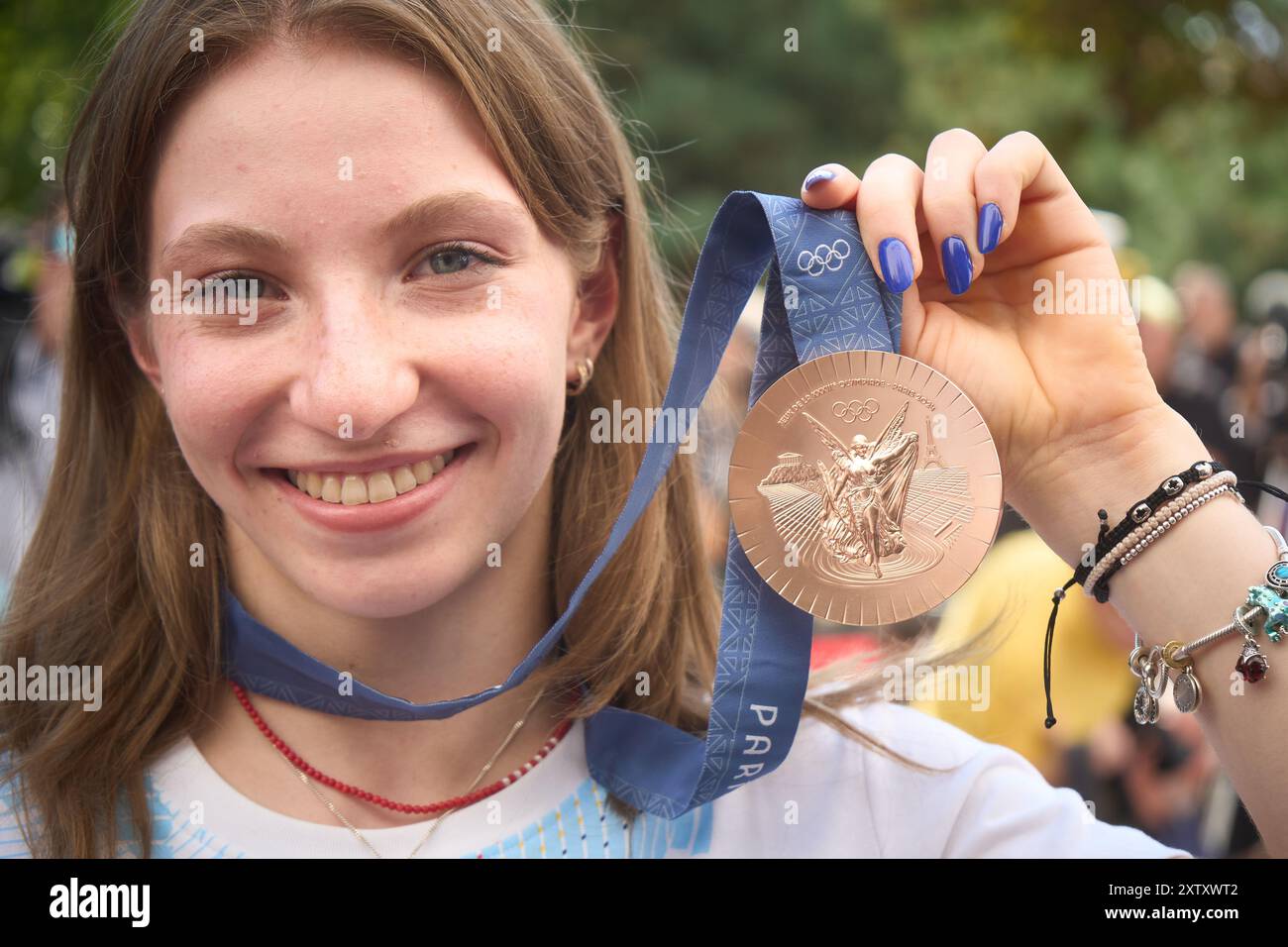 Bucharest, Romania. 16th Aug, 2024: Romanian gymnast Ana Maria Barbosu ...