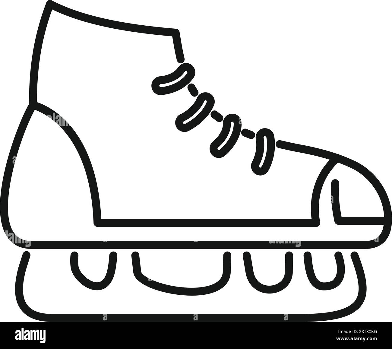 Ice skating blades Stock Vector Images - Alamy