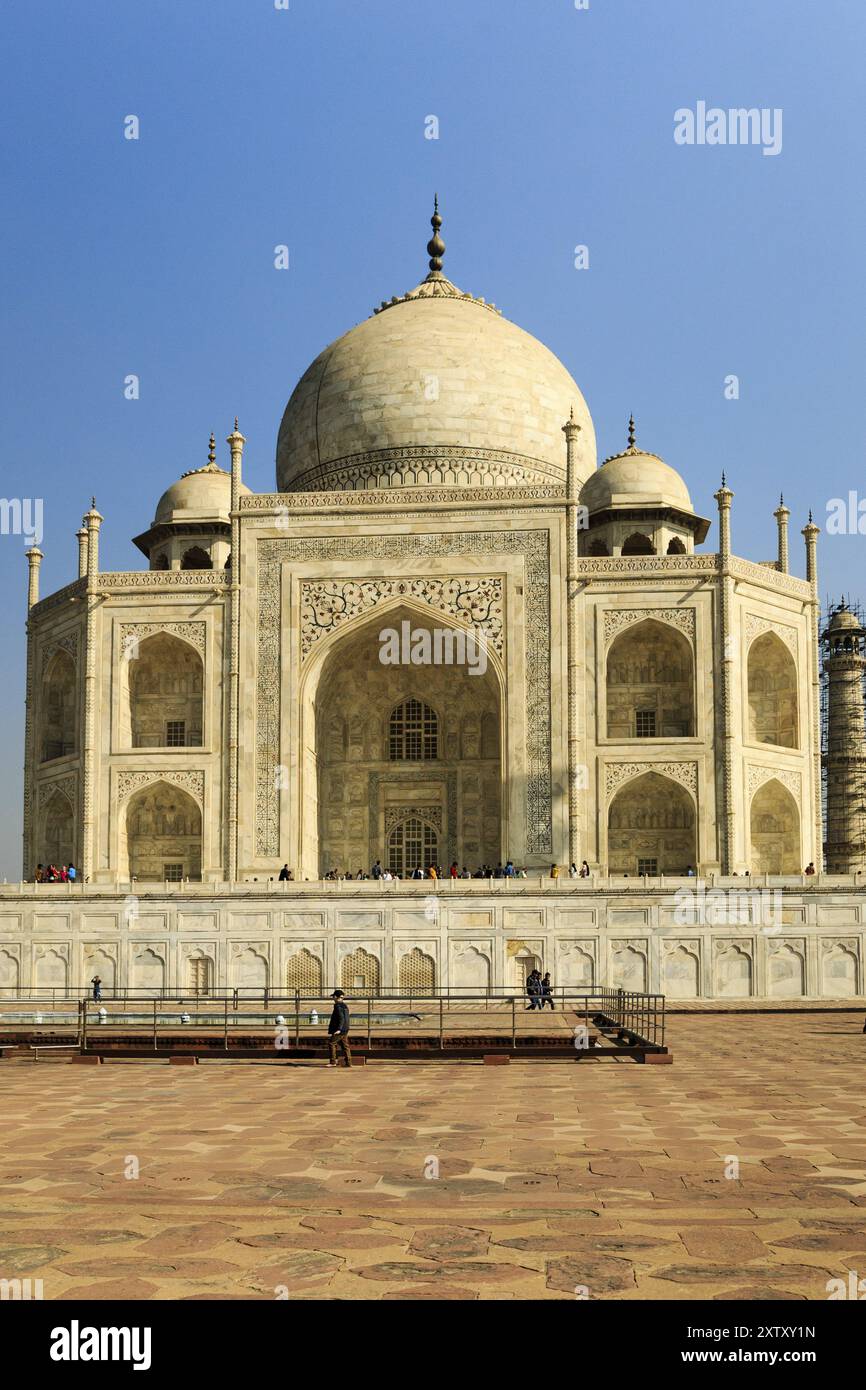 The Taj Mahal in Agra, India is the most visited landmark in India ...