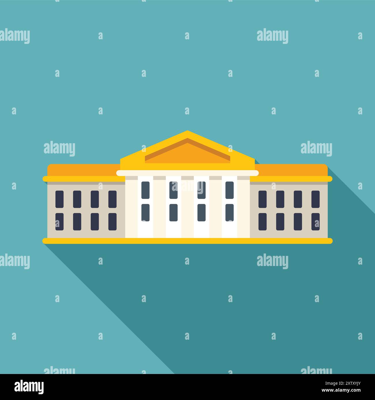 Modern civic building Stock Vector Images - Alamy