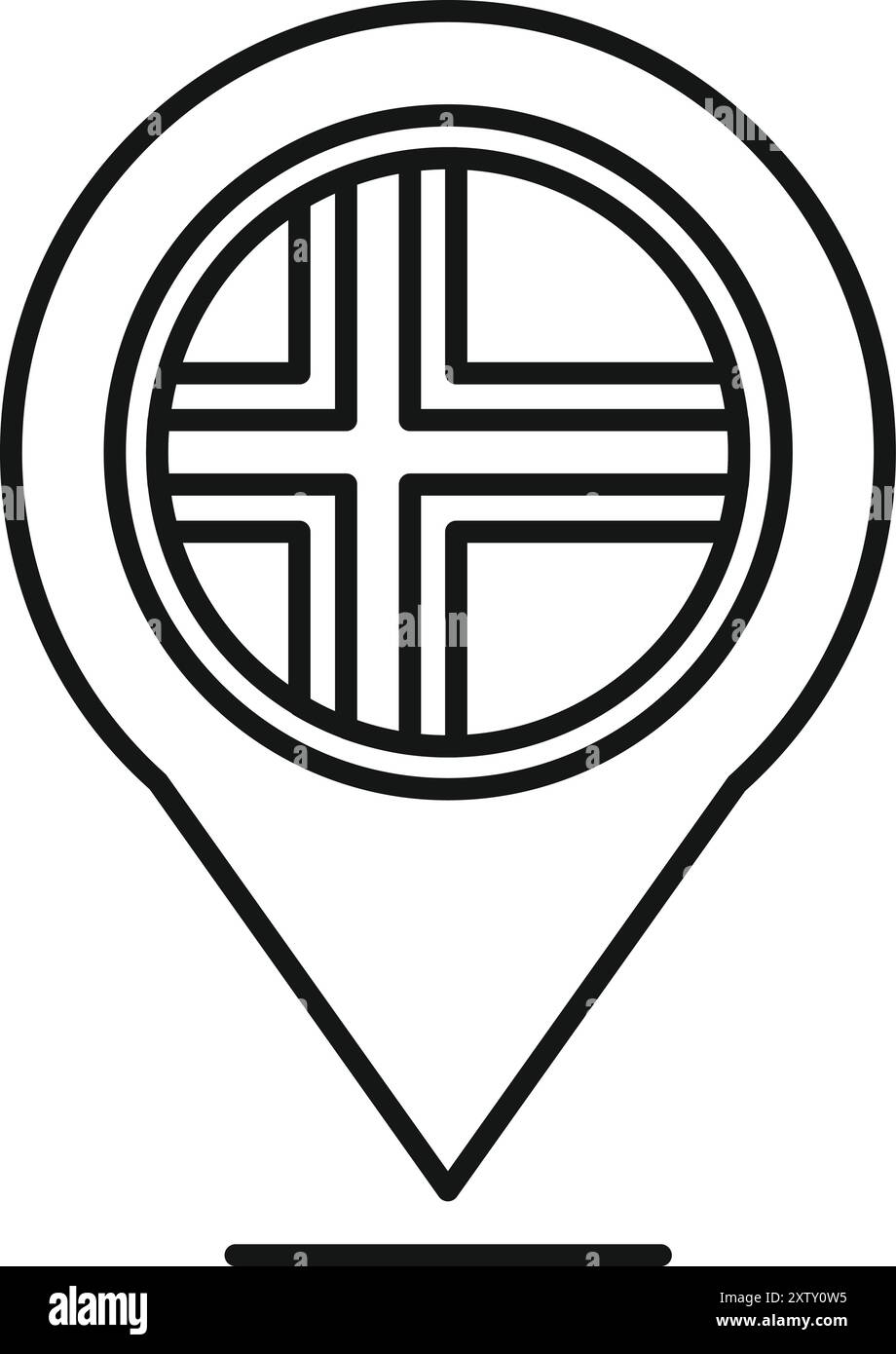 Nordic cross flag Black and White Stock Photos & Images - Alamy